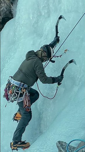 Preview to Ice Screw Removal. First, Your Body Position Matters!