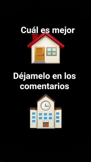 Cuál es mejor si te gusta el colegio coméntamelo o si te gusta la casa coméntamelo también
