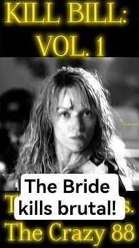 Uma Thurman (The Bride) vs. The Crazy 88 | Kill Bill: Vol. 1 #actionmovies #fightscene #movieclips