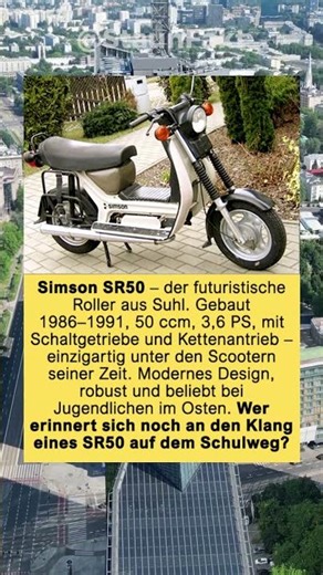 Simson SR50 – der futuristische Roller aus Suhl