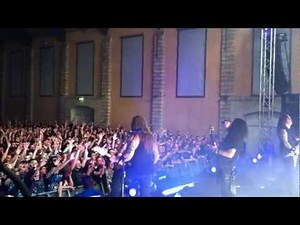 Dave McClain - Machine Head - Davidian Live Awesome Stick Toss Euro Locus Tour 2011