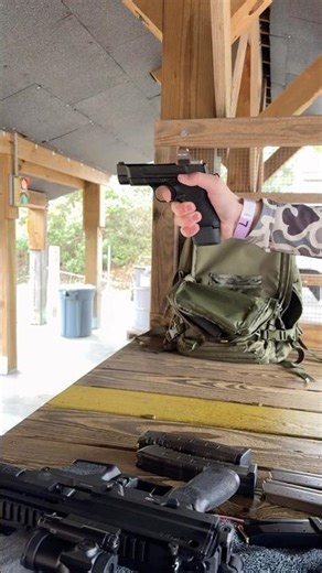 Smith & Wesson CSX E-Series at the Range 🔥 #slowmo #airsoftcqb