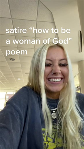 Satirical 'How to Be a Woman of God' Poem Reading at School
