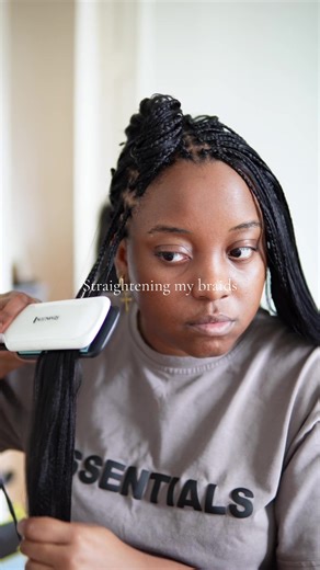 Straighten Your Synthetic Braids for Mermaid Braids