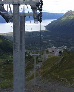 A hyperlapse of downloading Glacier Bowl Express. | Alyeska Aerial Tramway