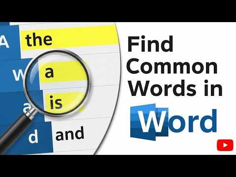 How to find common words in word || BACK-SPACE