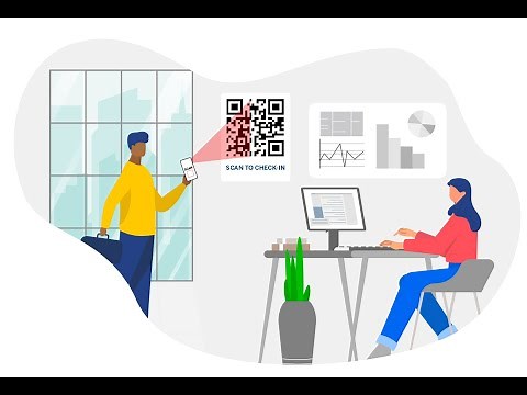 OneTap - How it works - public QR code & check in link