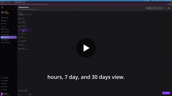 Rivium Trace: Error Tracking APM in One Dashboard | Rivium Tech posted on the topic | LinkedIn