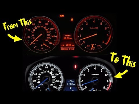 e90/e92 Gauge instrument Cluster LED Swap DIY