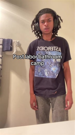 Ima sln 🤷🏾‍♂️ #fyp #famousdexter #bathroomcamping | Camping Bathroom