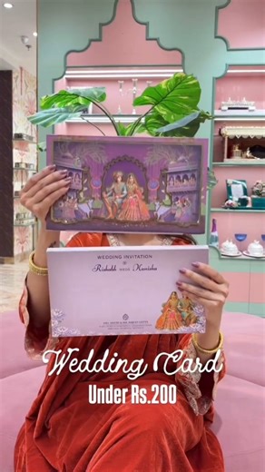 NICE PACKAGING ® | Gift Hampers & Boxes | Delhi on Instagram: "Burst the myth of " Ache cards to mehange Hi honge " because our wedding card starts just at Rs. 200 /- ✨ Visit us at our store👇🏼 Plot no. B 25, Jhilmil industrial area, Delhi - 110095 Use code HAPPYSEASON to get 15% off. Shop at www.nicepackaging.in #shopnow #madeinindia #weddinghamper #trending [ vocalforlocal explorepage trendingreels productpackaging hampers , New Collection , Delhi , Packaging, wedding card , wedding Collectio