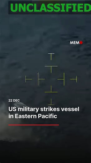 The US conducted a strike Monday on a low-profile vessel allegedly engaged in narco-trafficking in the Eastern Pacific Ocean, according to the US Southern Command (SOUTHCOM). It said the operation took place under the direction of Defense Secretary Pete Hegseth and was executed in international waters by Joint Task Force Southern Spear. "Intelligence confirmed the low-profile vessel was transiting along known narco-trafficking routes in the Eastern Pacific and was engaged in narco-trafficking op