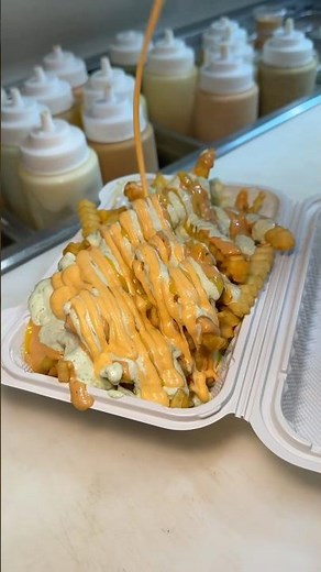 The one and only LUDLOW FRIES from 375 Chicken in NYC & NJ! 🍟🔥 #DEVOURPOWER