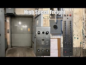 HIGH SPEED Otis Freight Elevator at the Oliver Building