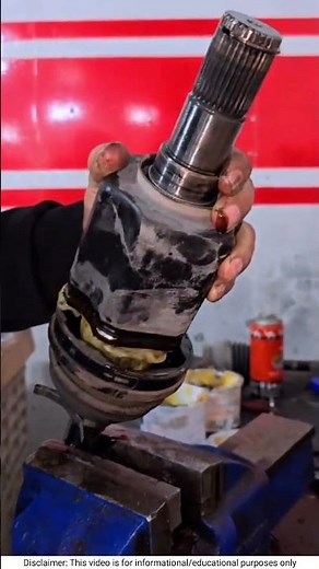 CV Axle Greasing Process | Step by Step Guide #shortsfeed #automobile #mechanic