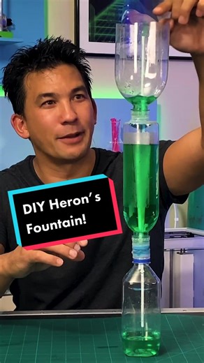 DIY Heron's Fountain: Perpetual Motion in Action!