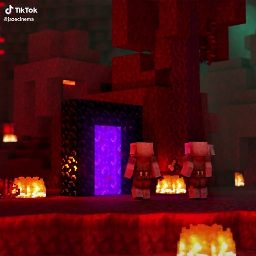 Piglins Enter Overworld - Minecraft Animation