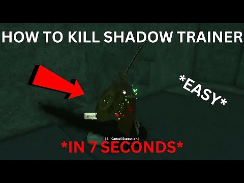 HOW TO KILL SHADOW TRAINER (Roblox Deepwoken)