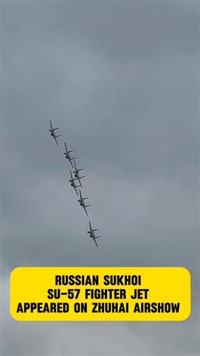 1.1M views · 30K reactions | At the 15th China International Aviation & Aerospace Exhibition, the Russian Su-57 stealth fighter executed a series of challenging maneuvers in the air, including iconic Russian stunts like the "Pendulum Maneuver," "Cobra," and "Falling Leaves." These breathtaking displays left the audience in awe. ✈️️ #China #Aerospace #Su57 #Russian #Aviation #ZhuhaiAirshow Alex Reporterfy | iChongqing | Facebook