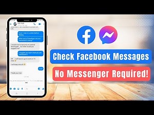 Check Facebook Messages Without Installing Messenger