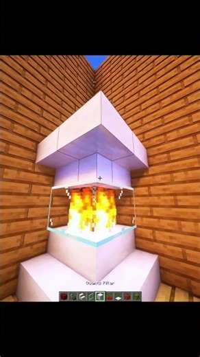 Minecraft: Simple Corner Fireplace 🔥