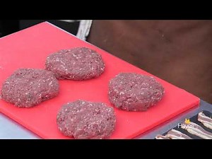 Venison Burger Cooked On The Traeger Timberline 850