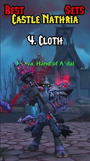 Best - Castle Nathria - Transmog Sets #shorts #worldofwarcraft #thewarwithin