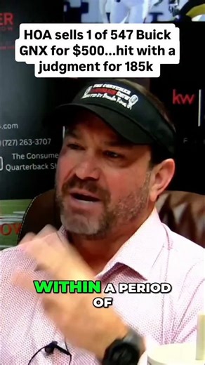 Bradford Cohen on Instagram: "HOAs are usually very stupid and ego driven by condo commandos that never had any power and suddenly they are El Presidente. Such morons. In this alleged case one of the dopes felt like they could tow someone's limited GNX and sell it for scrap. If true, now everyone in the complex had to pay. My opinion is the person who thought it was a good idea should have to pay individually. I cant confirm the authenticity of the video, but these issues happen with HOAs all th