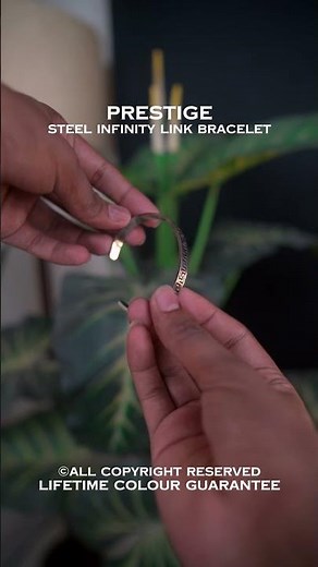 ♾️ The Steel Infinity Link Bracelet | Prestige Styles