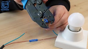 Cold Press RV Insulated Ring Terminal Lug Tinned Copper Electrical Cable Termination Ring Spade Connector Terminals Crimping