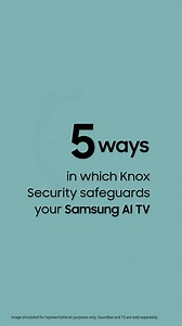 109K views · 188 reactions | Knox Security in #SamsungAITV keeps your personal data safe, including Samsung account information, app data, and household smart devices that require permissions. It provides hardware and platform security solutions, as well as secure data sharing between all of your devices. Now, no more worries about privacy breaches! | Samsung | Facebook