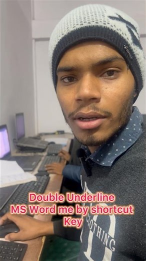 MS Word me Double Underline shortcut key se Lana 🙅‍♂️ #msword #shortcutkeys #ytshorts #shorts