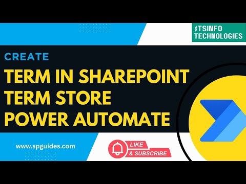 Create SharePoint Term Store Terms from SharePoint List Using Power Automate | Term Store Tutorial
