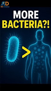 You Are More Bacteria Than Human 🤯// #humanmicrobiome #microbite #bacterialworld