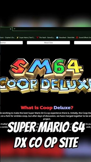 How to Install SM64CoopDX in 30 seconds #shorts #mario