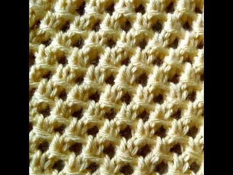 How to Knit the Irish Mesh Stitch