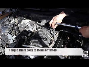 How to install valley pan gasket on BMW V8 engine M62TU : Part 2