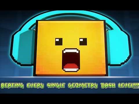 🔴 BEATING EVERY SINGLE GEOMETRY DASH LEVEL DAY 2.5+Death Counter