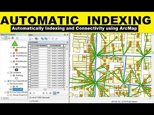 Automatic Indexing Connectivity in ArcMap | auto indexing I Automatic Index I Automatic class Index