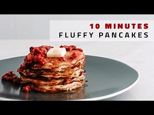 HOW TO MAKE FLUFFY PANCAKES RECIPE | QUICK AND TASTY