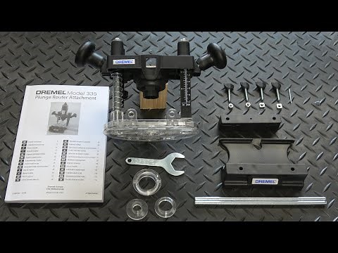 Dremel 335 Plunge Router Attachment - Unboxing, Assembly and Mounting