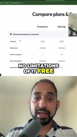 Systeme.io's Free Plan: What's the Catch? #shorts