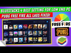 Bluestacks 4 Best Setting For Low end PC | Make Bluestacks 4 Run Faster in Windows 10/8/7 [Lag Fix]