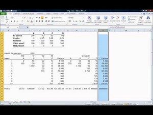 umh5030 2013-14 Lec009 Cálculo del riesgo en los bonos con Excel