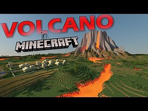I Created a Cool VOLCANO in Minecraft | Timelapse