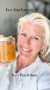 ***🍑 Easy Peach Jam