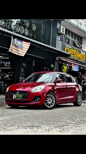 Suzuki Swift Install Tc105x size 16 #tc105 #tc105x #suzukiswift #suzuki #bftyrecarservice