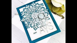 Try this! ❄️ With just a few simple techniques like embossing and die cutting, you can create a stunning card that will leave everyone in awe. It's a perfect design to spread joy and love this holiday season. Don't miss out on the exclusive Colossal Snowflake {stamp & die duo} - get it now! https://unitystamp.co/qgx | Unity Stamp Company