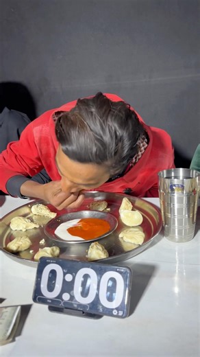 1 Minute 10 Paneer Momos Khao 2000₹ Cash Le Jao🤗🤬| Momo Eating Challenge | Food Challenge | ASMR