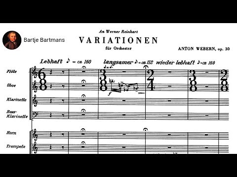 Anton Webern - Variations for Orchestra, Op. 30 (1940)
